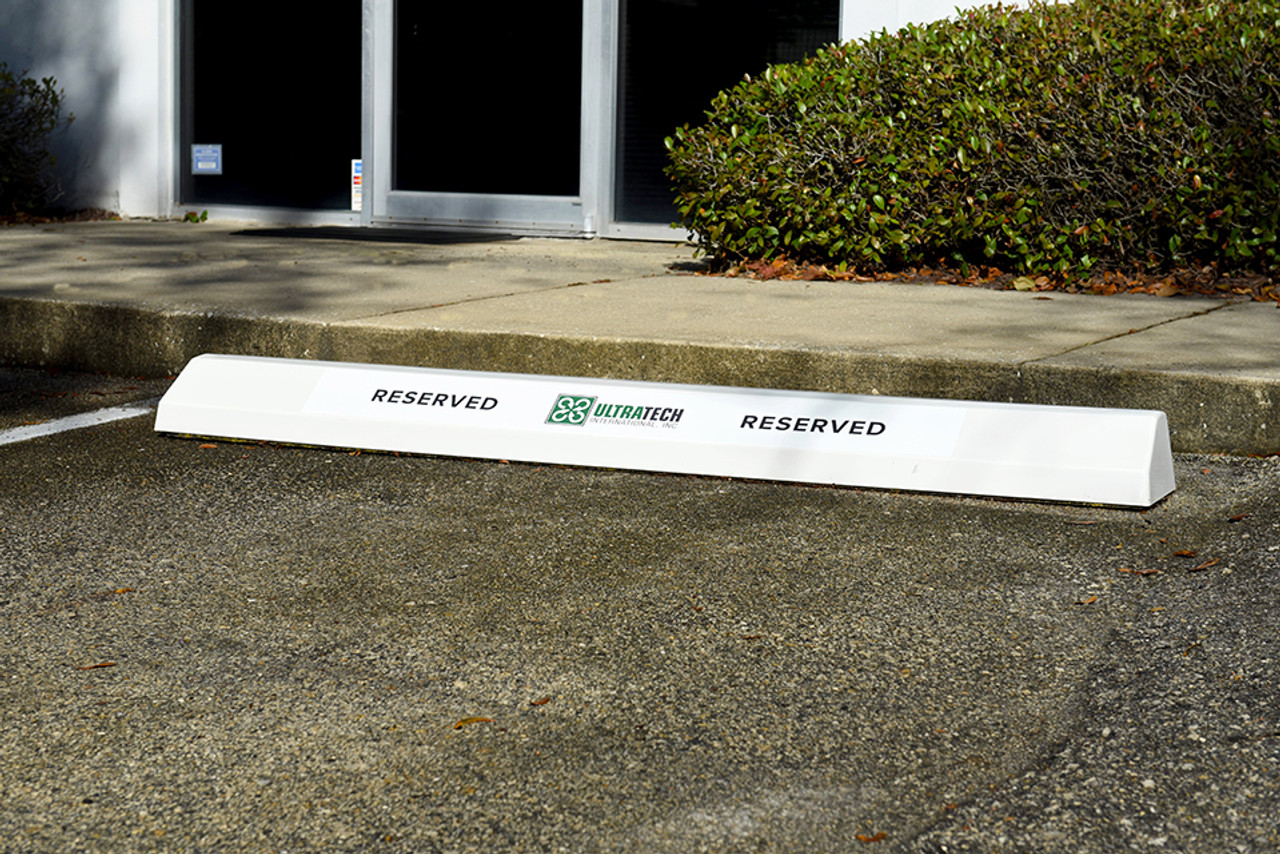 Parking Space Number Stenciling and Company Name Branding